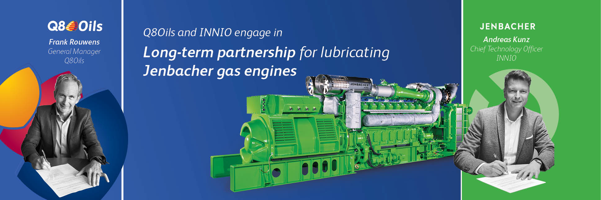 Q8Oils and INNIO engage in long-term partnership for lubricating ...